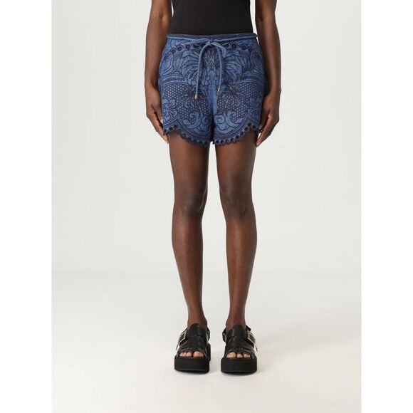 Zimmermann | Shorts | Zimmermann Short Woman Blue | Poshmark